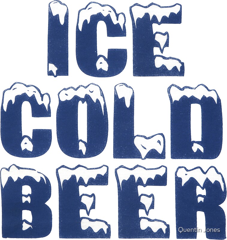 Ice Cold Beer: Stickers | Redbubble