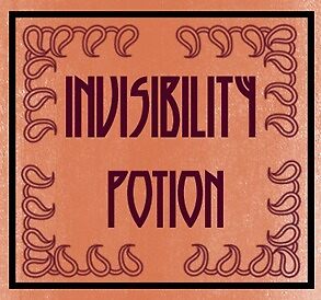 "Potion Label: Invisibility" by toussaintred | Redbubble