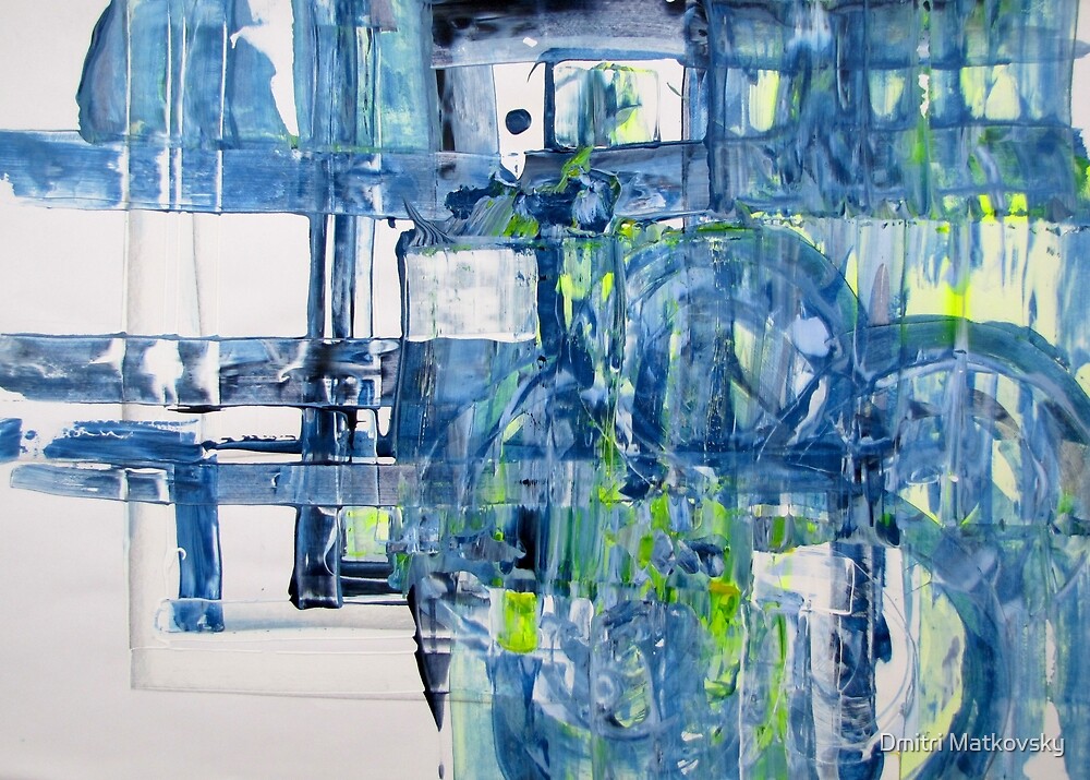 "Winter Garden - Original Wall Modern Abstract Art Painting" by Dmitri ...