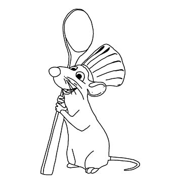 "Remy the Ratatouille" Art Board Print for Sale by Lindas Lineas ...