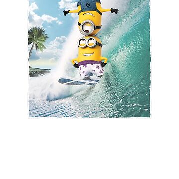 "Minions Surfing Minions Head Stack Poster" Classic T-Shirt for Sale by ...