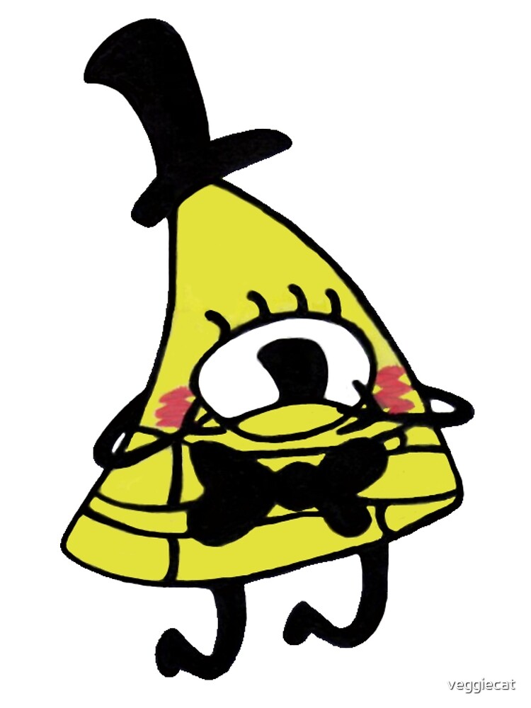 "Adorable Blushing Bill Cipher" by veggiecat | Redbubble