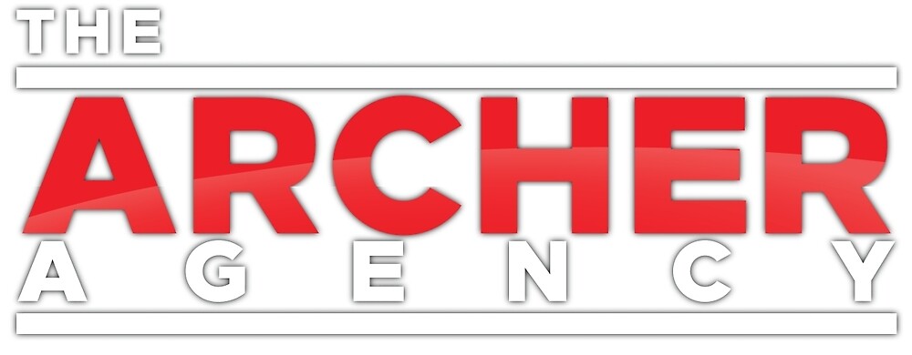 "The Archer Agency Red/White Logo" by KirbyKoolAid | Redbubble