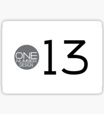 Número 13: Pegatinas | Redbubble