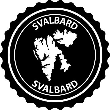 "Svalbard stamp" Sticker for Sale by Danler | Redbubble