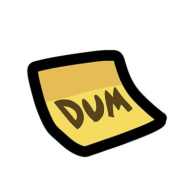 "Among Us Dum Sticky" Sticker for Sale by elisejolie19 | Redbubble