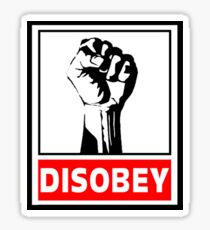 Disobey: Stickers | Redbubble