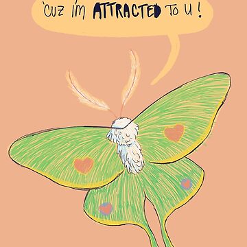 "Moth Valentines " Sticker for Sale by mrosariogordon | Redbubble