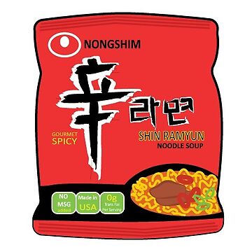 "Shin Ramen" Sticker for Sale by Josephine510 | Redbubble