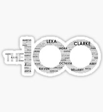 The 100 Cw: Stickers | Redbubble