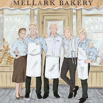 "Baker’s family" Sticker for Sale by littlelynx12 | Redbubble