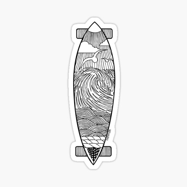 Surfboard Stickers | Redbubble