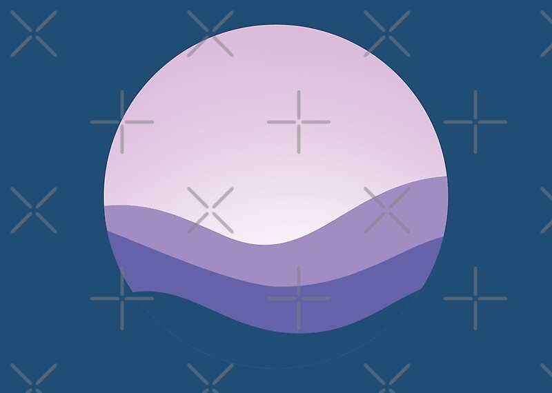 "The Purple Waves" by CassetteBleue | Redbubble