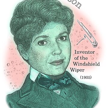 "Mary Anderson, Inventor of the Windshield Wiper" Poster for Sale by ...