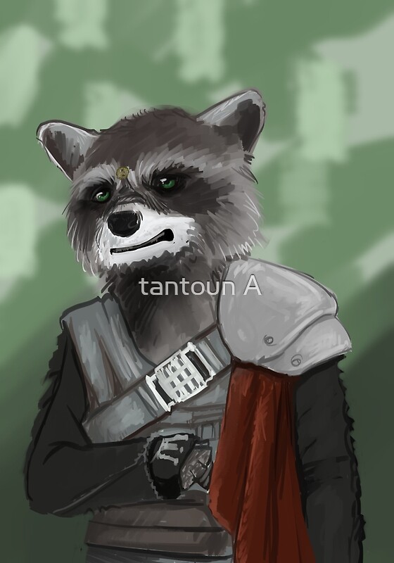 "Commander raccoon eyes. " by tantoun A | Redbubble