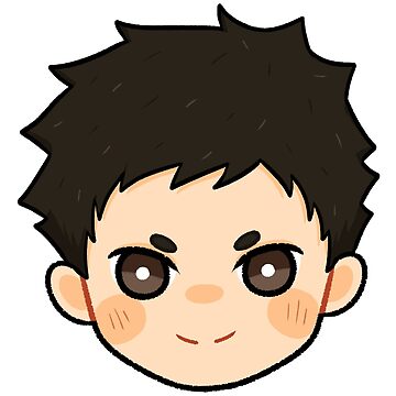 "Daichi Sawamura Chibi" Sticker for Sale by ginreiart | Redbubble