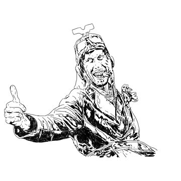 "Gyro Captain" Sticker for Sale by occamslaser | Redbubble