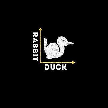 "Funny Animal Lover Gift Optical Illusion Duck Or Rabbit Easter Gift ...