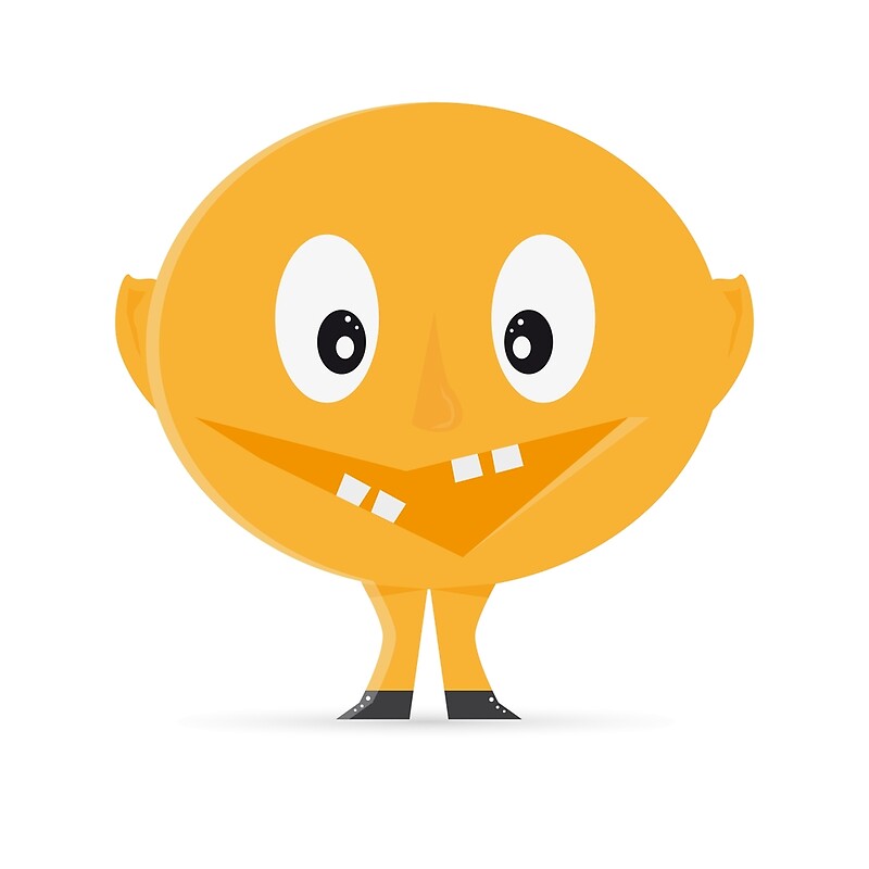 "Yellow Mascot " by Majk88 | Redbubble