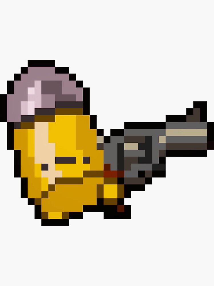 "Bullet Kin - Enter the Gungeon" Sticker by 12guage | Redbubble