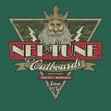 "Neptune Outboards 1930" Sticker for Sale by AstroZombie6669 | Redbubble
