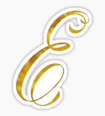 Letter E: Stickers | Redbubble