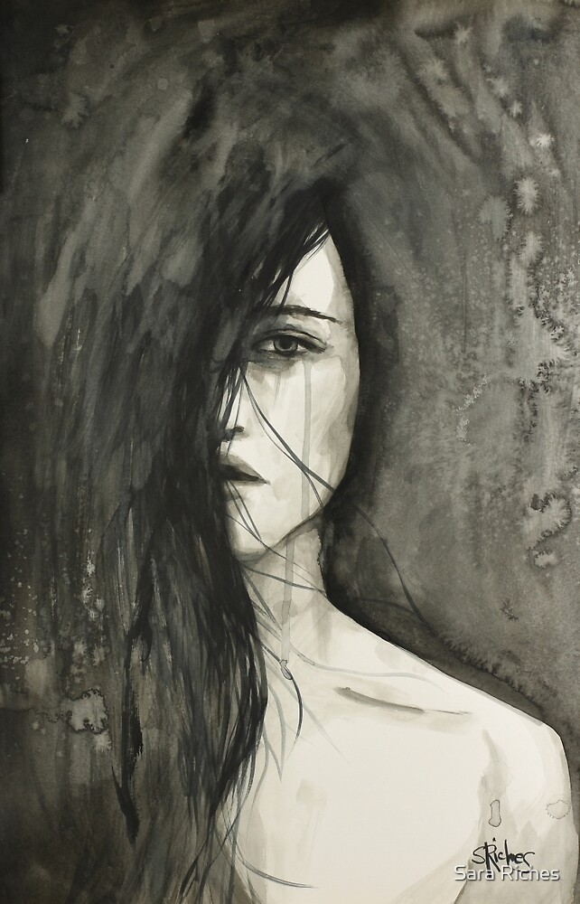 "Hello Darkness My Old Friend" by Sara Riches | Redbubble