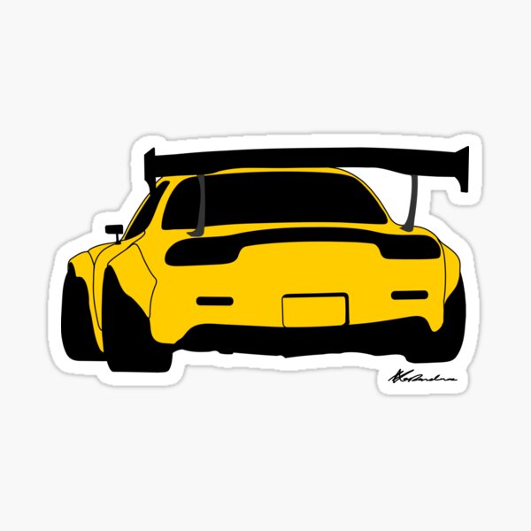 Mazda Rx7 Stickers | Redbubble