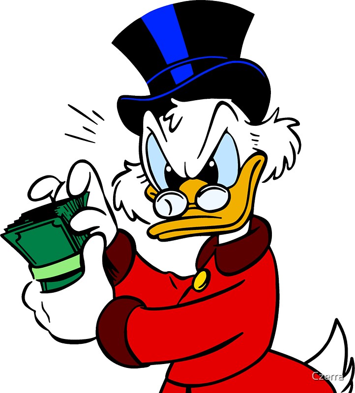 Scrooge Mcduck: Stickers | Redbubble