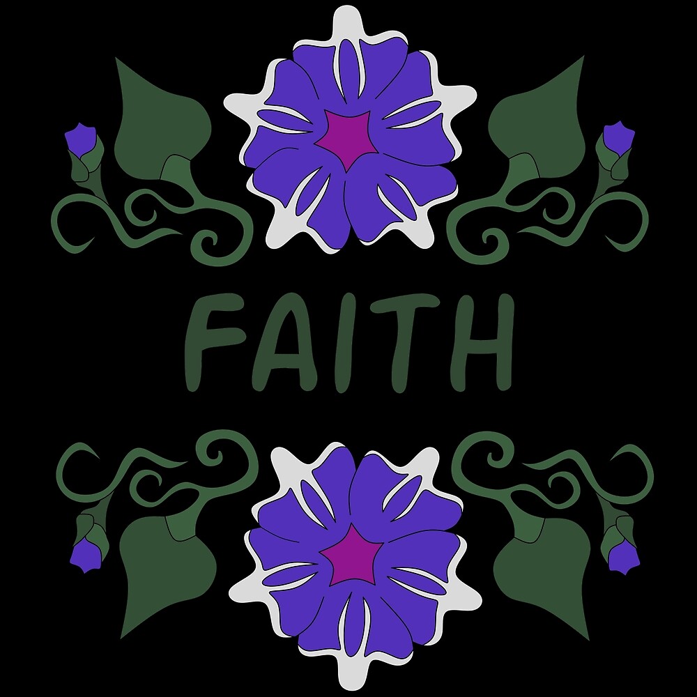 "Faith Purple Japanese Morning Glory Oriental Flower Bed Frame" by ...