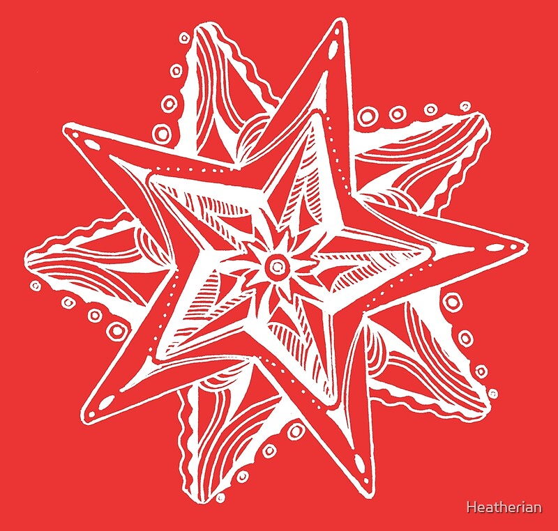 "Star Tangles 4 White Lines - an Aussie Tangle by Heather - See ...