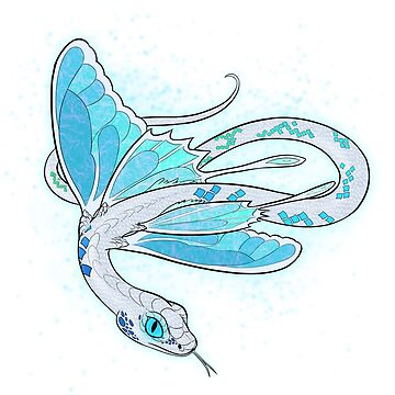 "Amphiptere of Ice" Art Board Print for Sale by Theoddhawk | Redbubble