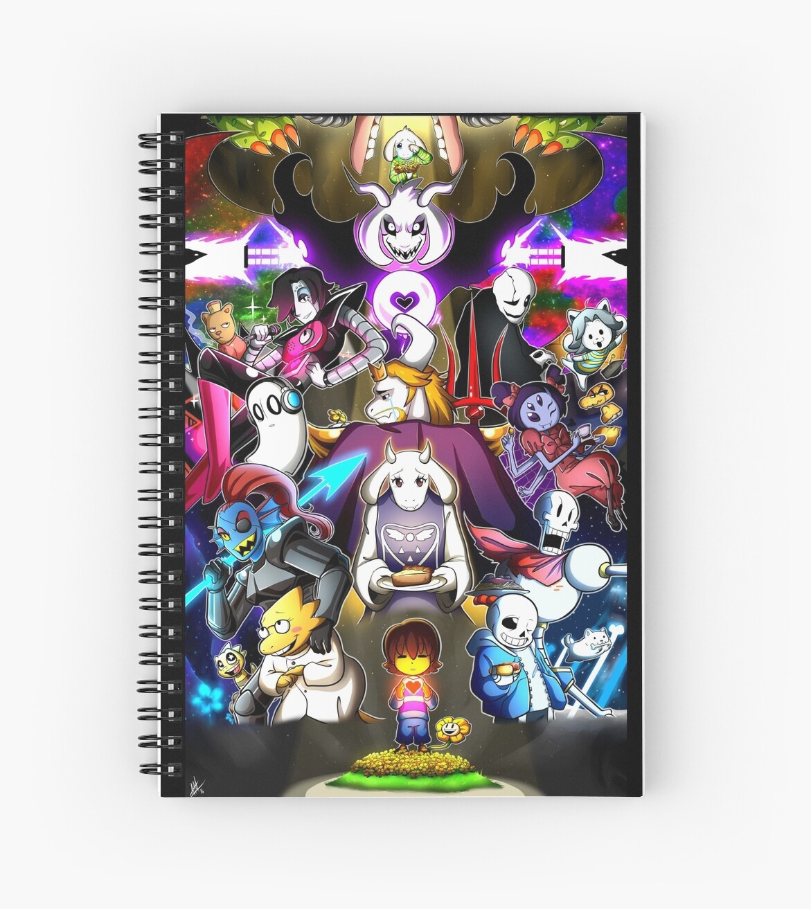 "Undertale" Spiral Notebooks by smudgeandfrank | Redbubble