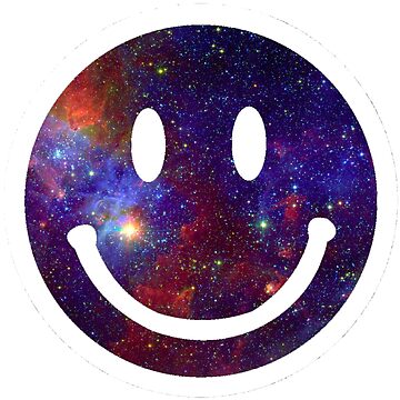 "Galaxy Purple smiley face " Photographic Print for Sale by ...