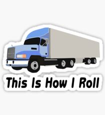 Semi Truck Stickers | Redbubble