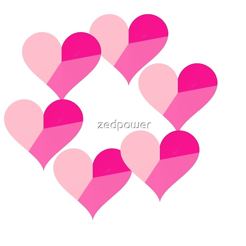 "Circle of Candy Hearts" by zedpower | Redbubble