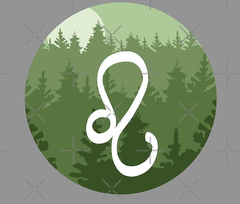 "Hand Drawn Leo Zodiac Forest" by itsrturn | Redbubble