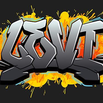 "Levi Graffiti Name" iPad Case & Skin for Sale by NameGraffiti | Redbubble