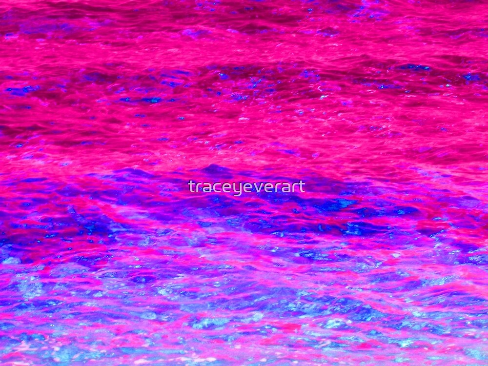 "Abstract Pink Fantasy Water" by traceyeverart | Redbubble