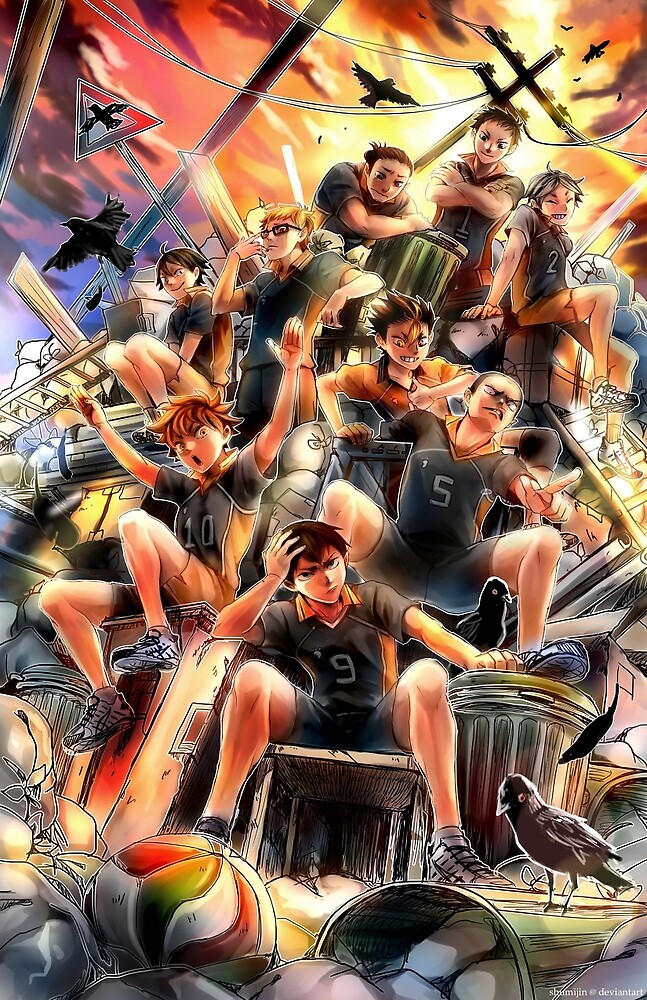 "Haikyuu - Karasuno Team" by shumijin | Redbubble