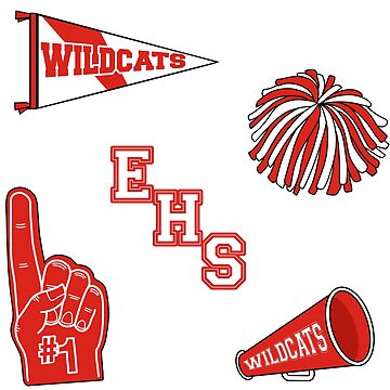 "HSM East High School Spirit Pack" Sticker for Sale by jesimink | Redbubble