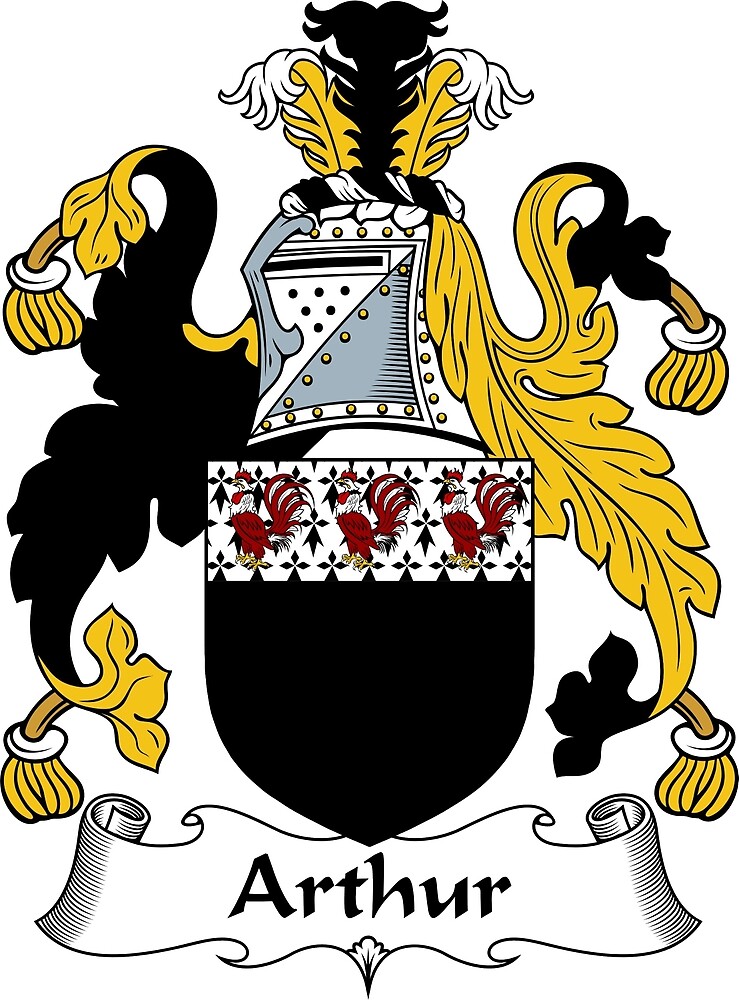 "Arthur Coat of Arms / Arthur Family Crest" by ScotlandForever | Redbubble