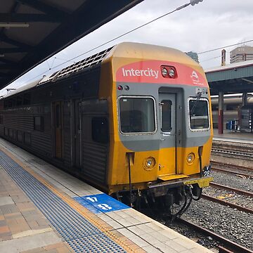"NSW TrainLink V Set InterCity at Central Station" Poster for Sale by ...