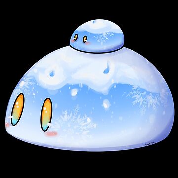 "Genshin Impact Cute Cryo Slime" Sticker for Sale by TunafishArt ...