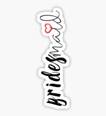 Bridesmaid: Stickers | Redbubble