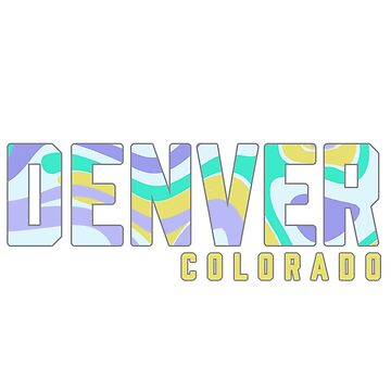 "Denver" Sticker for Sale by brookenich05 | Redbubble