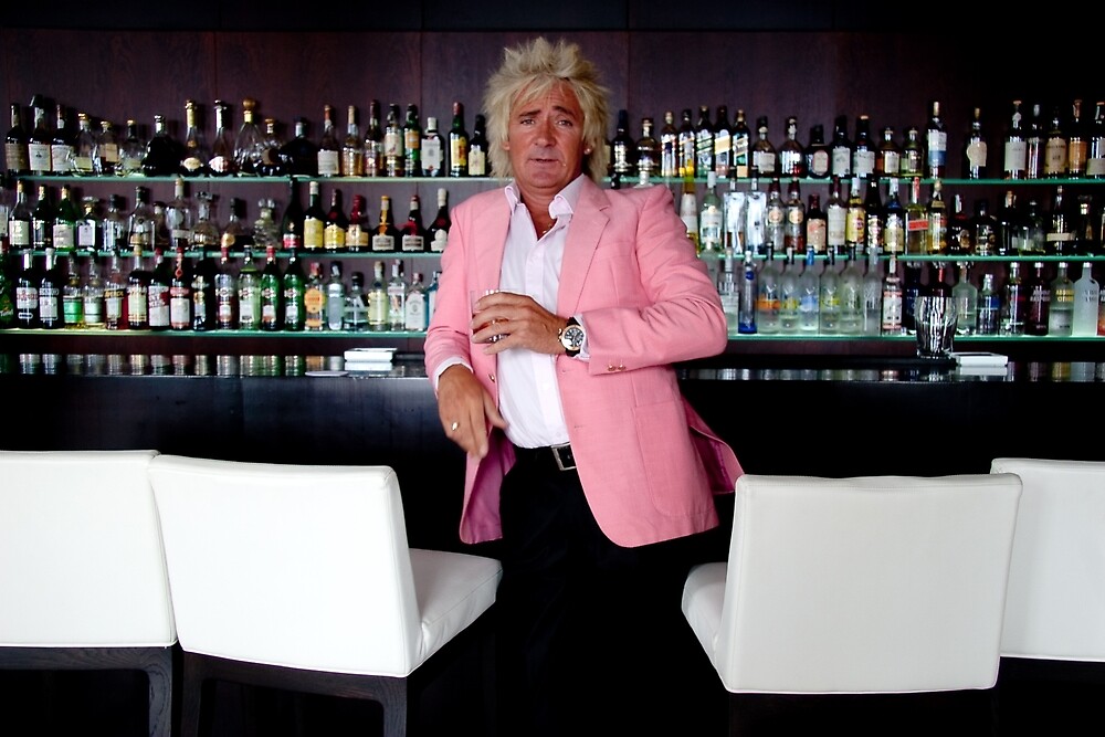 "Rud Stewart has a small Scotch" by Philip Rogan | Redbubble