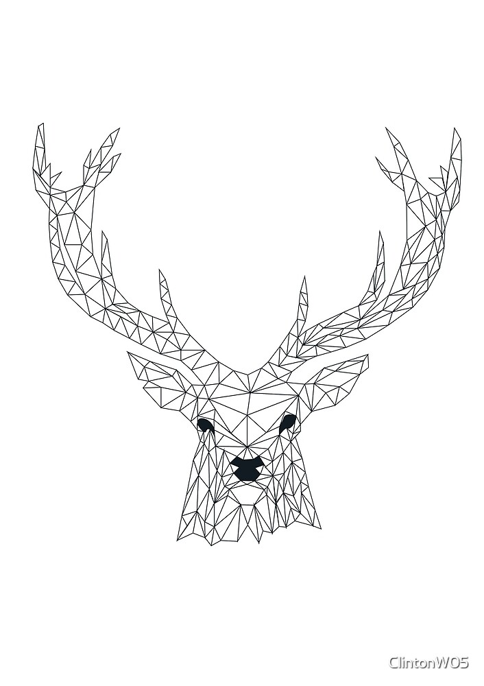 "Geo Deer" by ClintonW05 | Redbubble