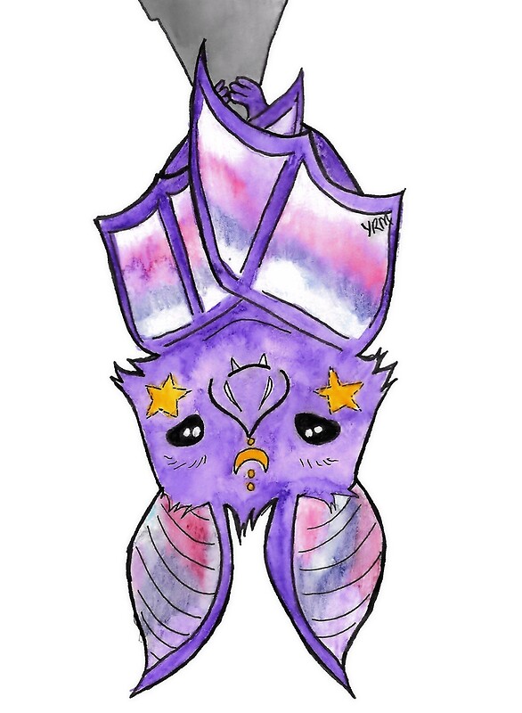 "Original Batty Watercolor " by yoliepolieollie | Redbubble