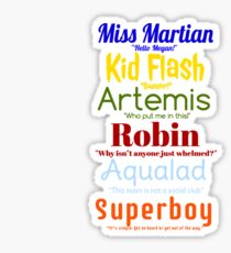 Young Justice: Stickers | Redbubble